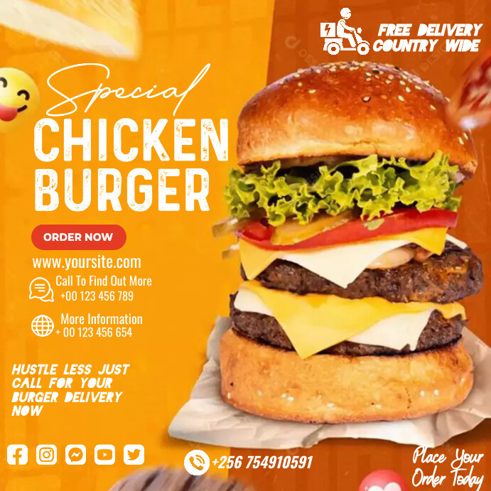 beef burger Template | PosterMyWall