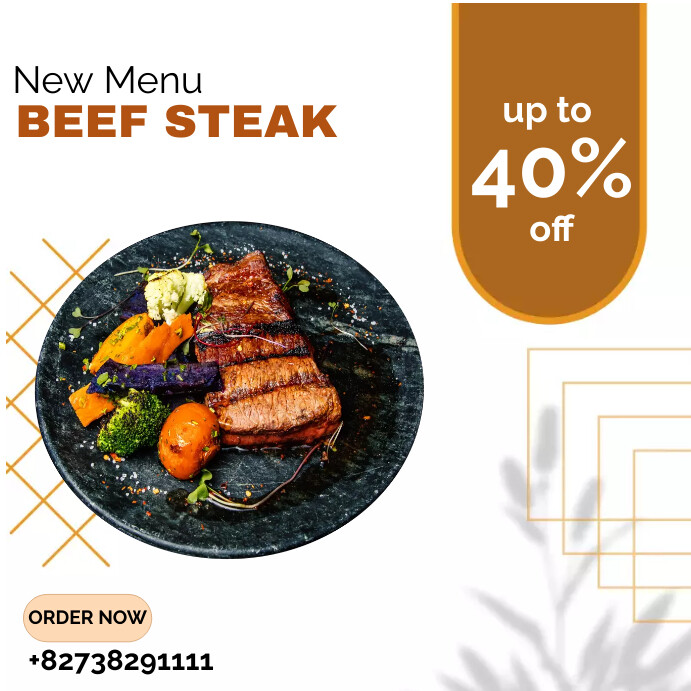beef steak Template | PosterMyWall