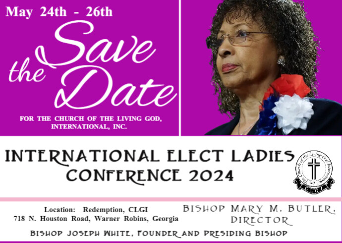 Copy of Save the Date: 2024 CLGI Elect Ladies Conference | PosterMyWall