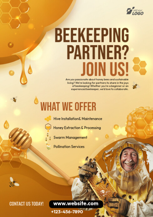 Beekeeping Template | PosterMyWall