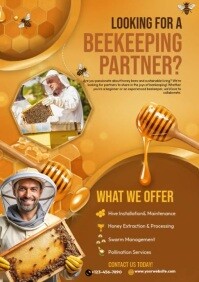 Beekeeping Template | PosterMyWall