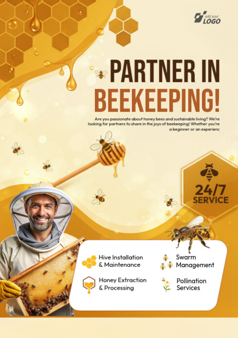 Copy of Beekeeping Flyer | PosterMyWall