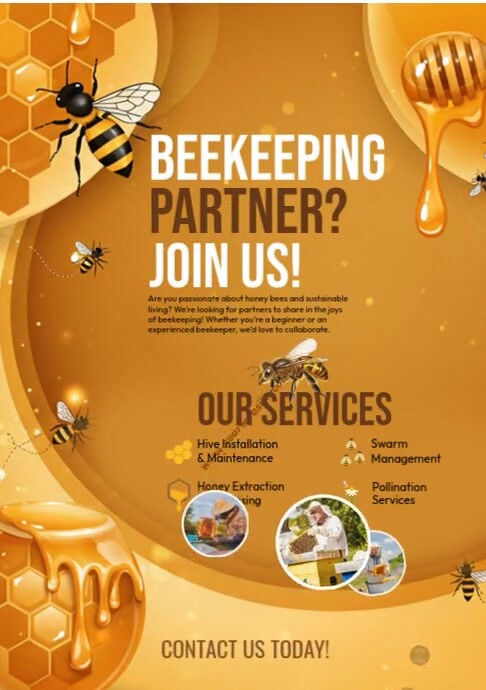 Plantilla de Beekeeping Partner Flyer | PosterMyWall
