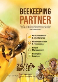 Beekeeping Template | PosterMyWall