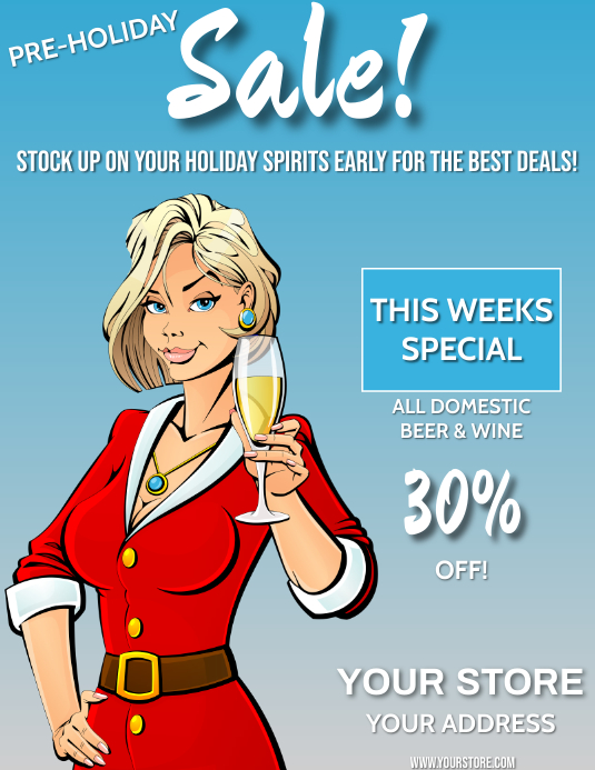Copy of BEER & WINE SALE | PosterMyWall