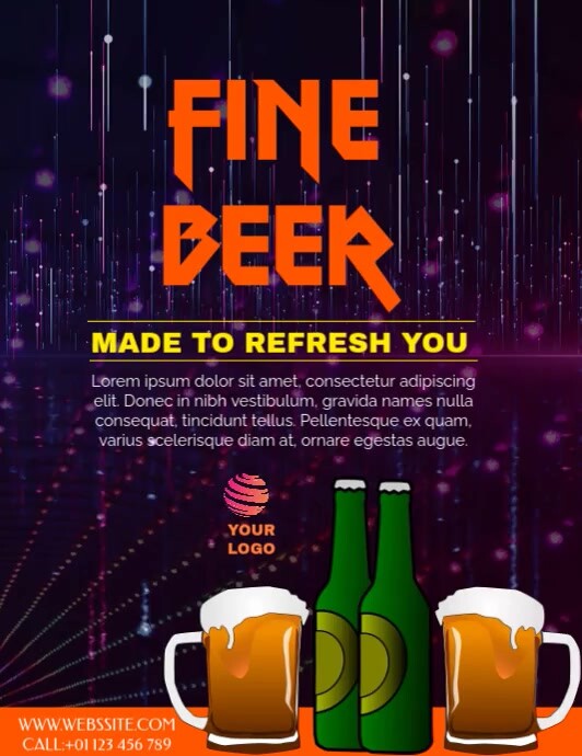 beer ad Template | PosterMyWall
