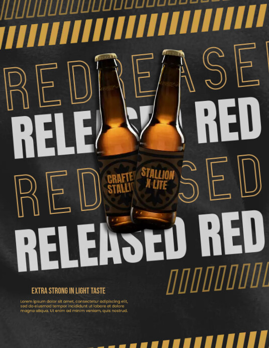 Plantilla de Beer Ad | PosterMyWall