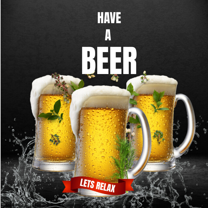 Beer Ads Template | PosterMyWall