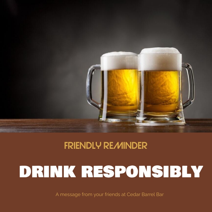Beer and Bar Template | PosterMyWall