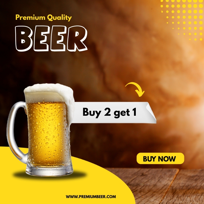 Copy of BEER BAR TEMPLATE | PosterMyWall