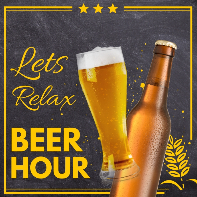 BEER BAR TEMPLATE | PosterMyWall
