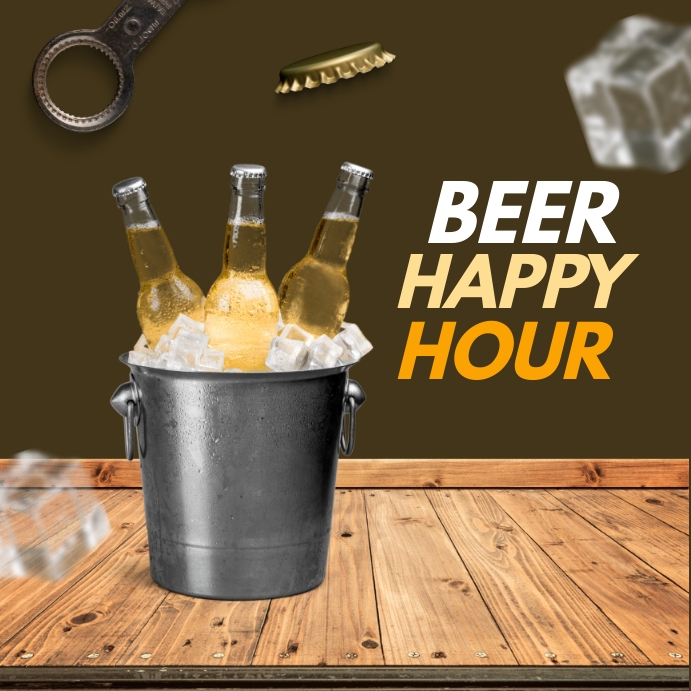 BEER BAR TEMPLATE | PosterMyWall