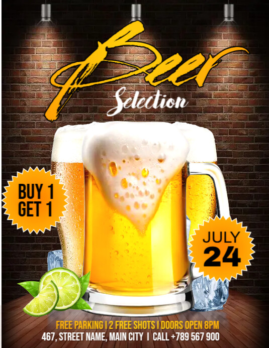 Plantilla de Beer Bash Party | PosterMyWall