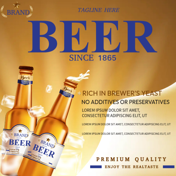 Beer Brand Template | PosterMyWall