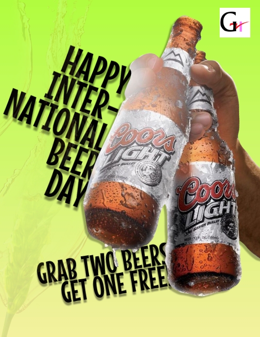 BEER DAY BAR PROMO FLYER Template | PosterMyWall