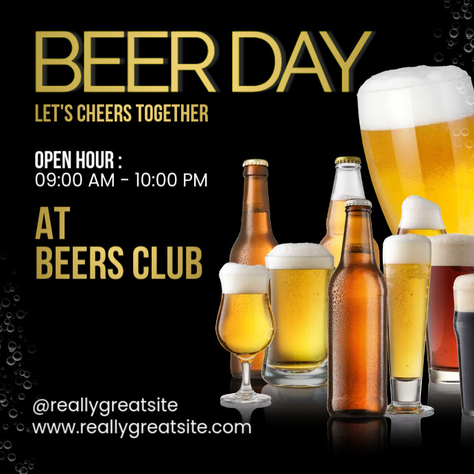 BEER DAY Template | PosterMyWall