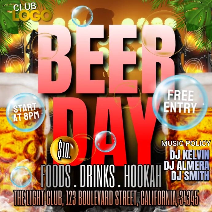 Beer Day Template | PosterMyWall