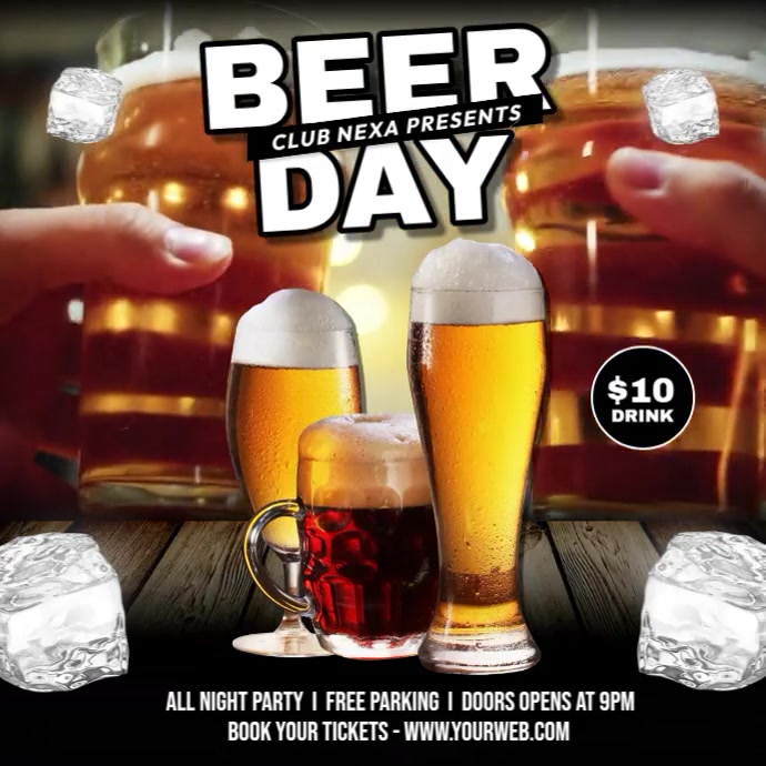 Beer Day Template Ads | PosterMyWall