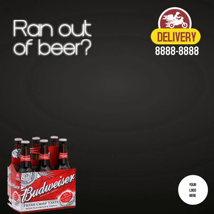 Beer delivery Template | PosterMyWall