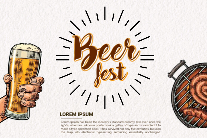 Beer Fest Ads Template | PosterMyWall
