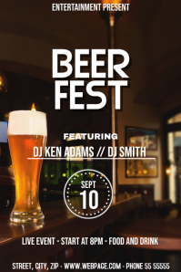 Beer Fest Ads Template | PosterMyWall