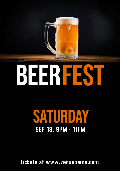 Beer Fest Flyer Template | PosterMyWall