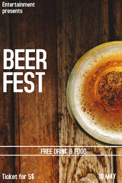 BEER fest flyer template | PosterMyWall
