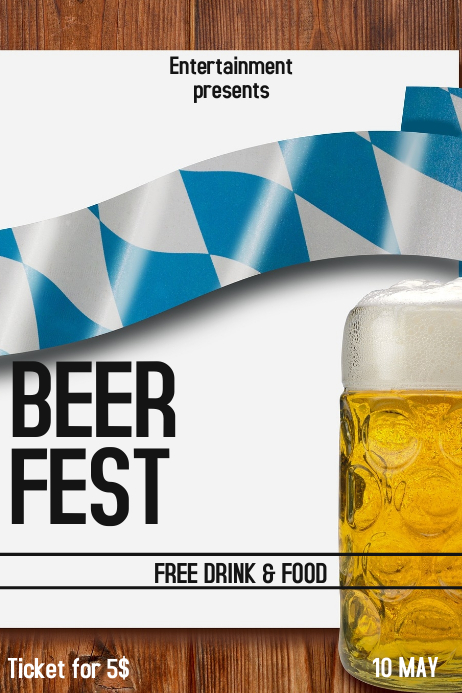 BEER fest flyer template | PosterMyWall