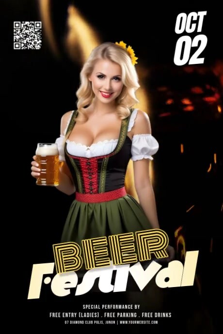 Beer Fest Poster Templat | PosterMyWall