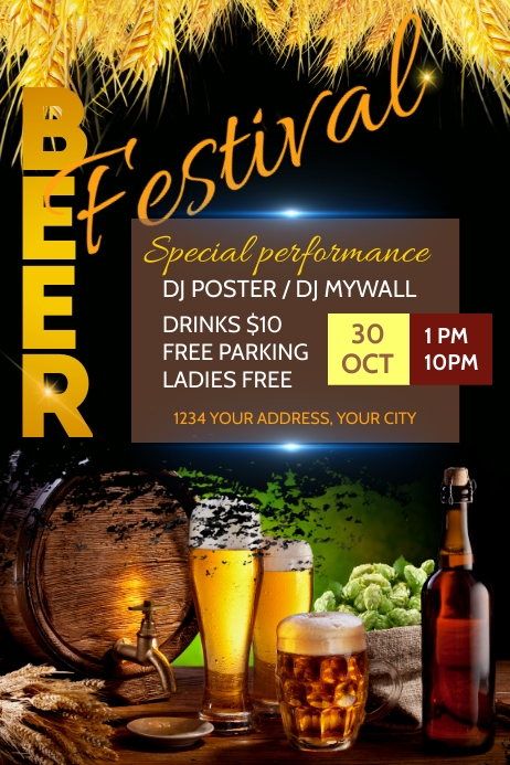 Beer Festival Template | PosterMyWall