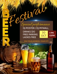Beer Festival Flyer Template | PosterMyWall