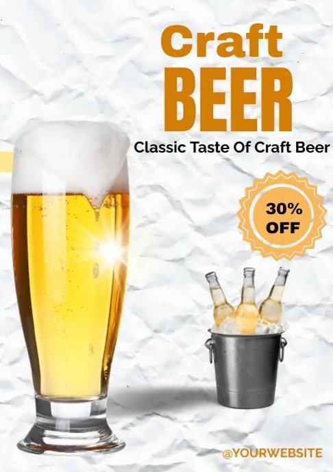 Beer Flyer Template | PosterMyWall