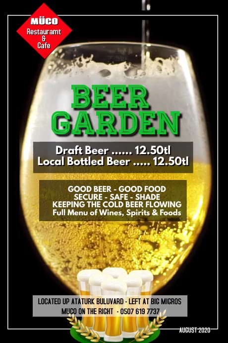 Copy of Beer Garden | PosterMyWall