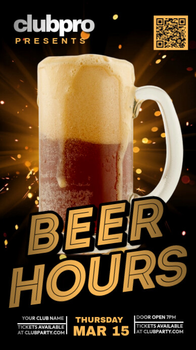 Beer Hours Template | PosterMyWall