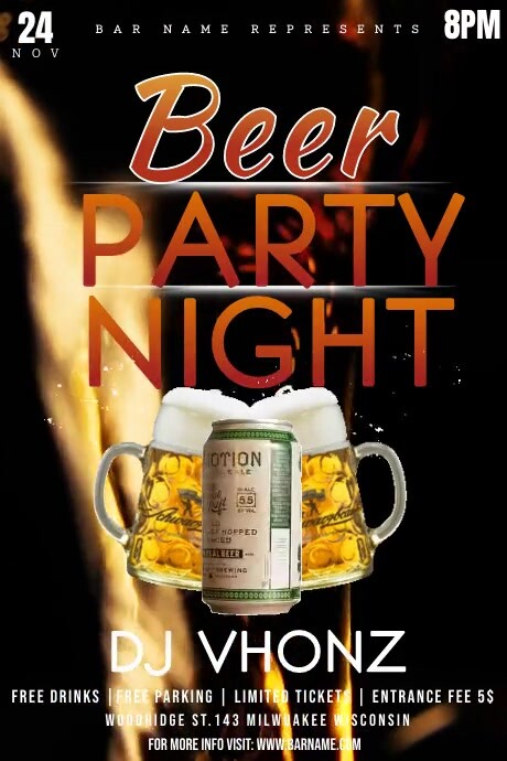 Beer Night Club (2) Template | PosterMyWall