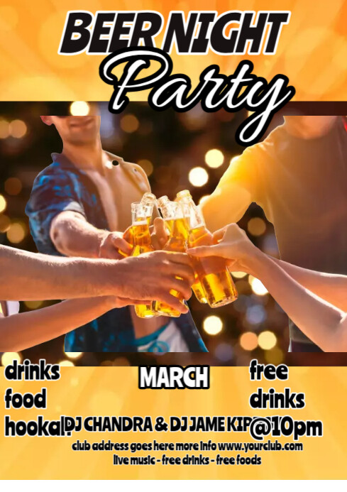 Beer Night Template | PosterMyWall