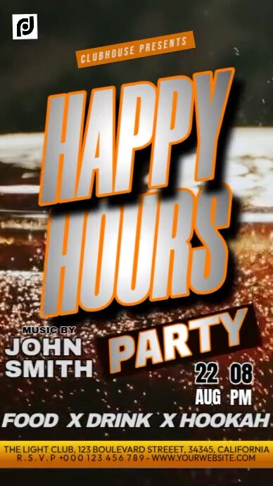 Beer Night Time Template | PosterMyWall