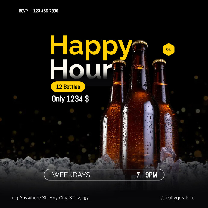 Beer Package Promo Insatgram Post Template | PosterMyWall