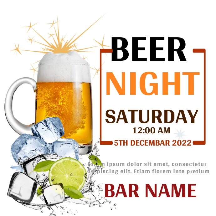 beer party Template | PosterMyWall