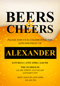 Beer Party Invitation Template | PosterMyWall