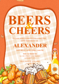 Beer Party Invitation Template | PosterMyWall