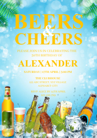 Beer Party Invitation Template | PosterMyWall