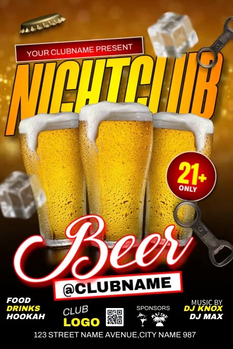 Copy of Beer Party Night | PosterMyWall