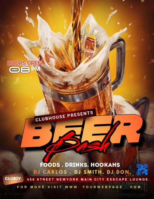 beer party posters Template | PosterMyWall