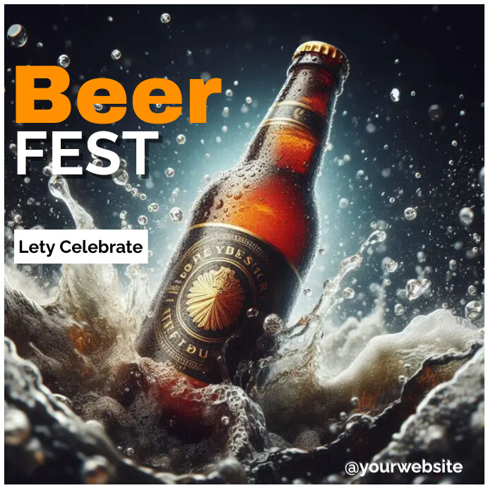 Beer Party Promotion Flyer Template | PosterMyWall