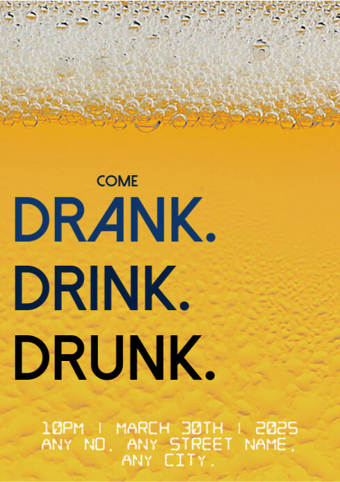 Beer party template | PosterMyWall