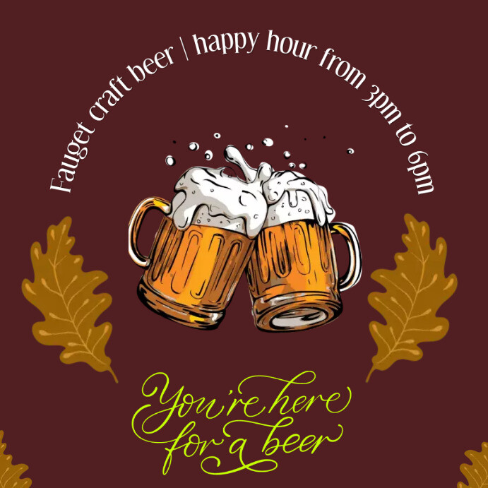 BEER PUB Template | PosterMyWall