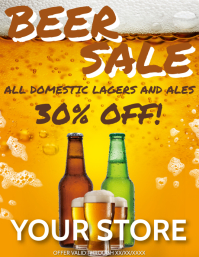 BEER SALE Template | PosterMyWall