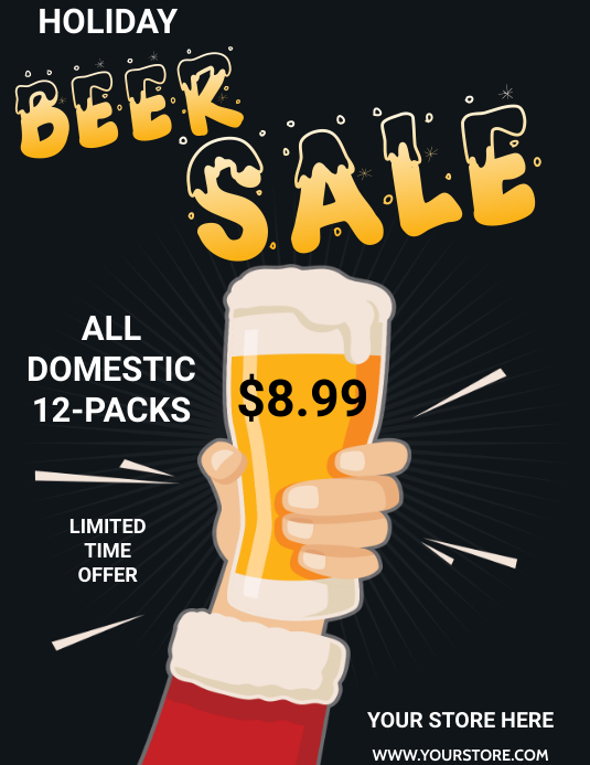 BEER SALE Template | PosterMyWall