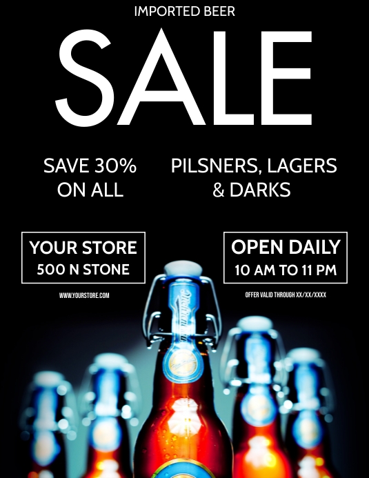 BEER SALE Template | PosterMyWall